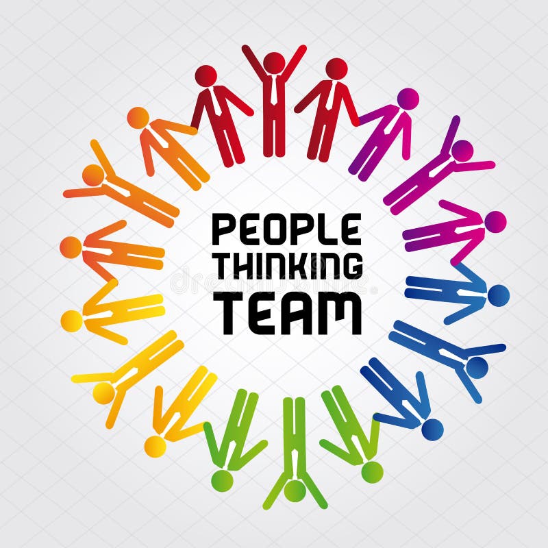 Teamwork design stock vector. Illustration of partnership - 40624122