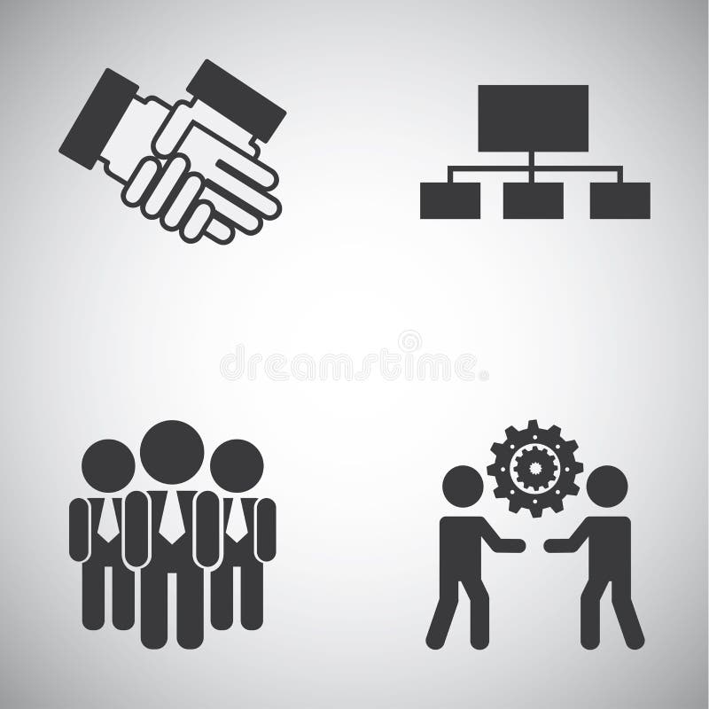 Teamwork design stock vector. Illustration of label, gray - 44580265