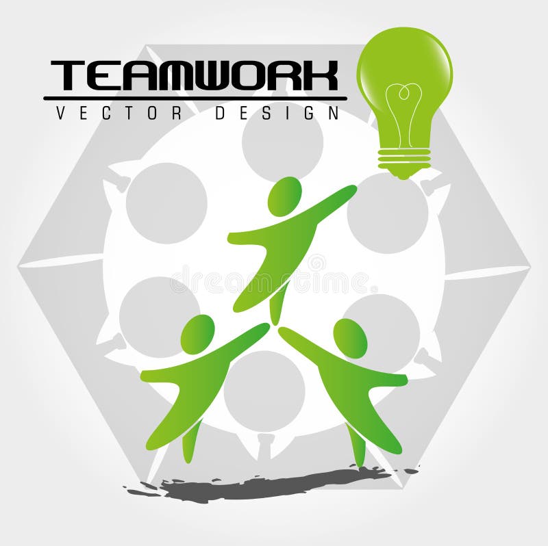 Teamwork design stock vector. Illustration of partnership - 40624122