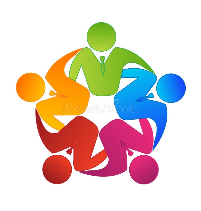 Teamwork Executive Business Group Icon Stock Vector - Illustration of ...