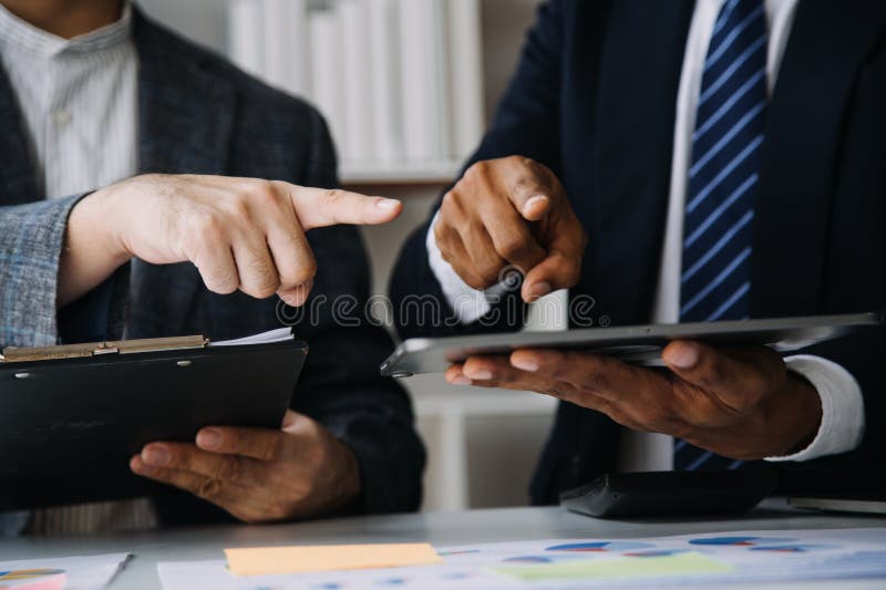 Teamwork Executives Colleagues Business People Handshake after Meeting ...