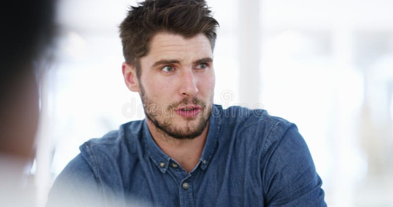 Teamwork, Face or Businessman in Meeting for Discussion, Conversation ...