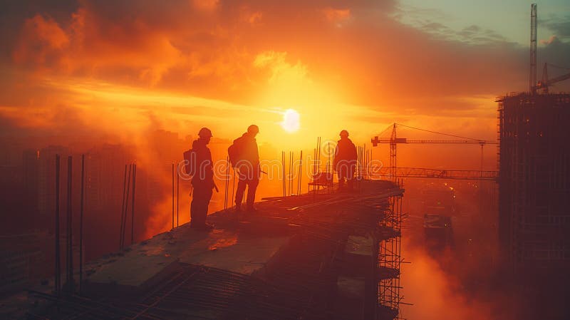 Teamwork in the Field: a Group of Workers Working Together on a ...