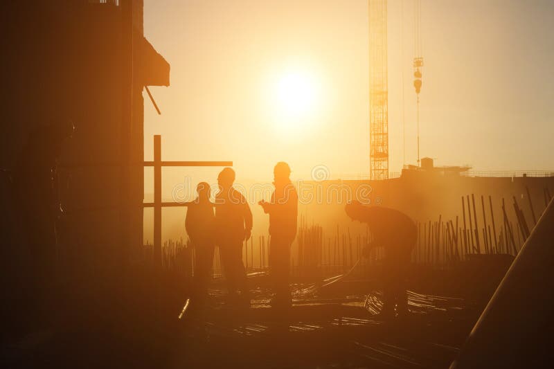 Teamwork in the Field: a Group of Workers Working Together on a ...