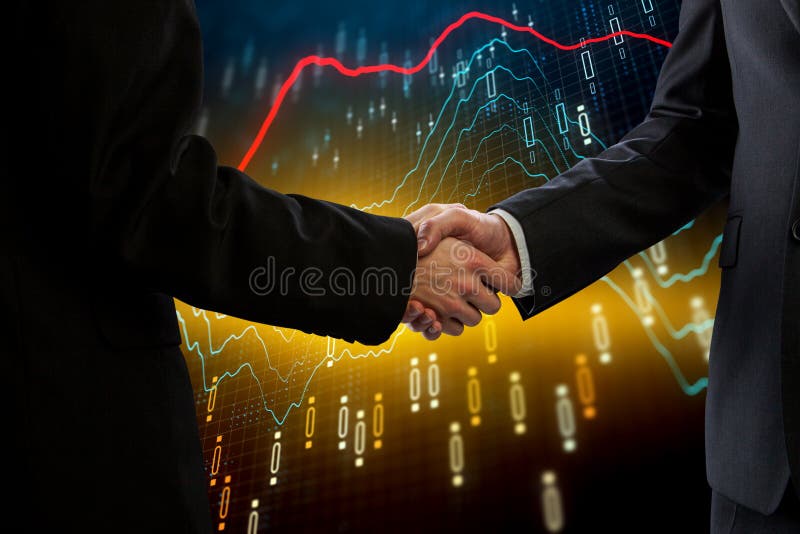Teamwork And Finance Concept Stock Photo - Image of blurry, diagram ...