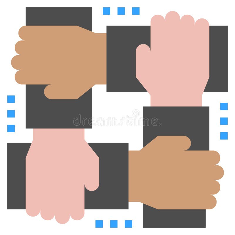 Teamwork Flat Icon Vector Illustration, Business Icon Stock Vector ...