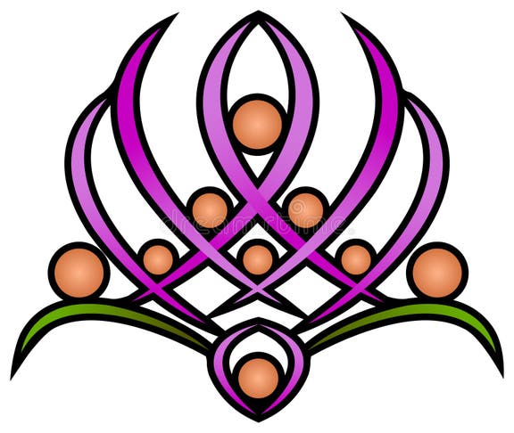 Teamwork flower stock vector. Illustration of emblem - 88522837