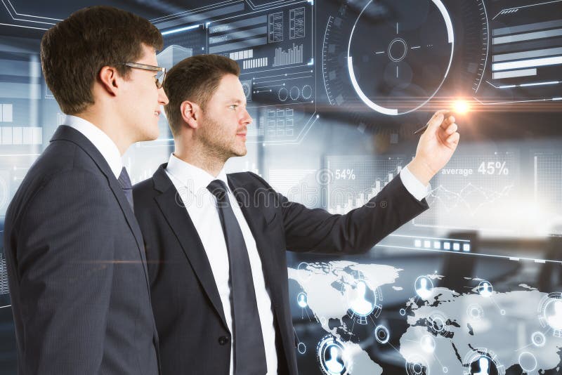 Teamwork and Future Concept Stock Photo - Image of colleagues, global ...
