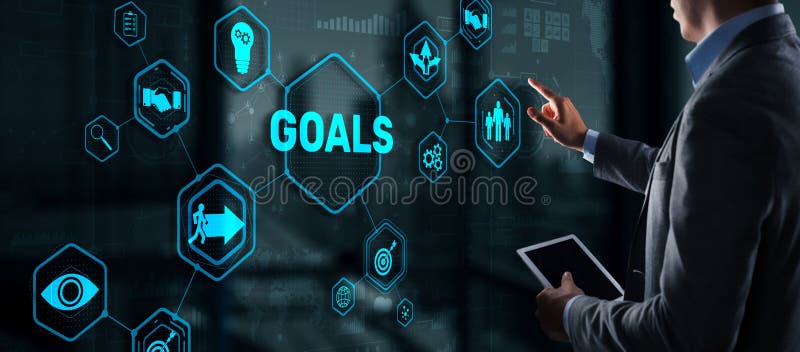 Teamwork Goals Strategy Business Support Concept Stock Photo - Image of ...