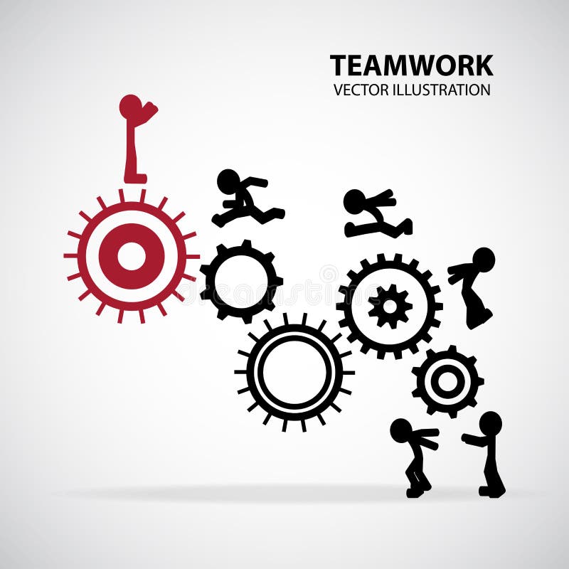 Teamwork Graphic Design stock vector. Illustration of organization ...