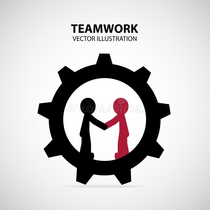 Teamwork Graphic Design stock vector. Illustration of people - 83584372