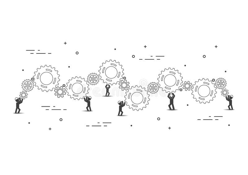 Teamwork Graphic Vector Design Stock Vector - Illustration of graphic ...