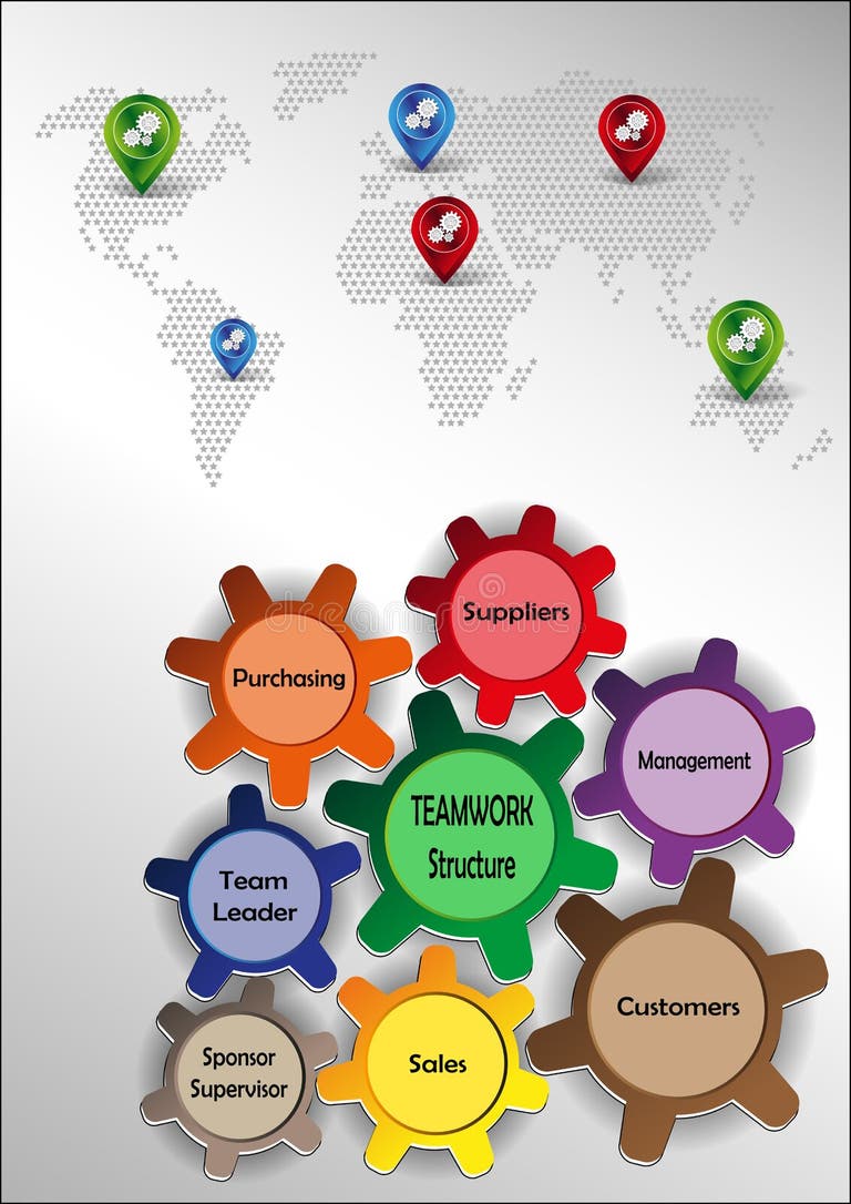 Teamwork Motif Stock Illustrations – 495 Teamwork Motif Stock ...