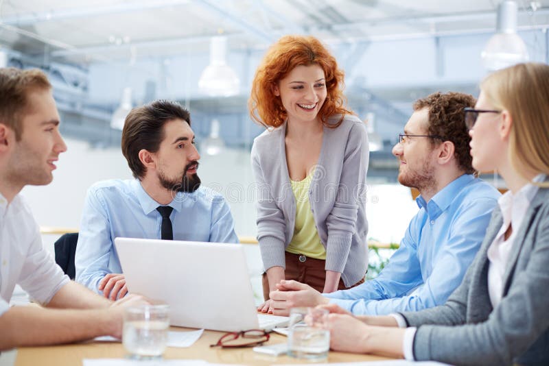 Teamwork stock photo. Image of employee, confident, colleague - 57851822