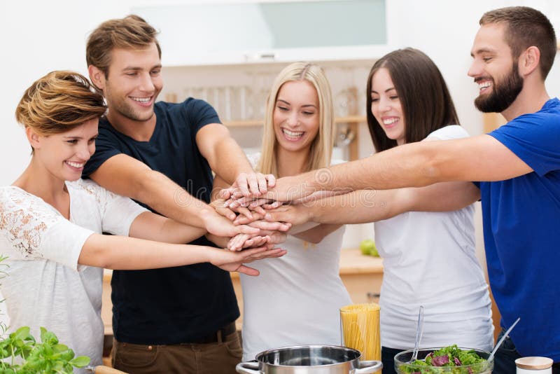 Teamwork stock photo. Image of hand, partner, chefs, domestic - 33773222