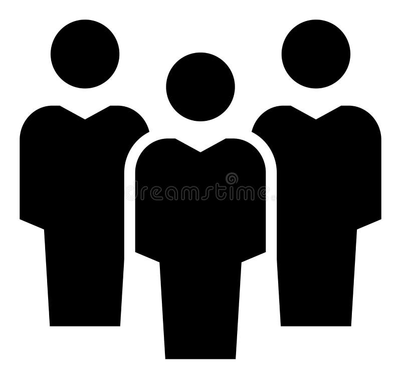Teamwork group icon stock vector. Illustration of symbol - 111471809