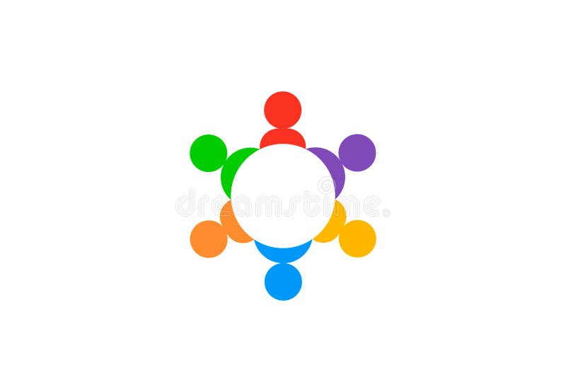 Teamwork Group People, Vector Logo Stock Vector - Illustration of media ...