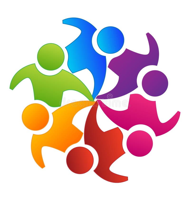 Teamwork Group Planning and Creating Icon Stock Vector - Illustration ...