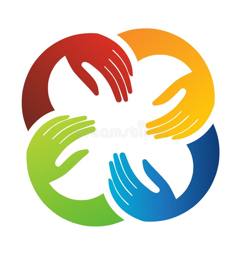 Teamwork hand stock vector. Illustration of business - 24296839