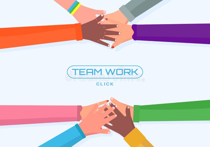 Stack Hands Showing Unity Teamwork Stock Illustrations – 161 Stack ...