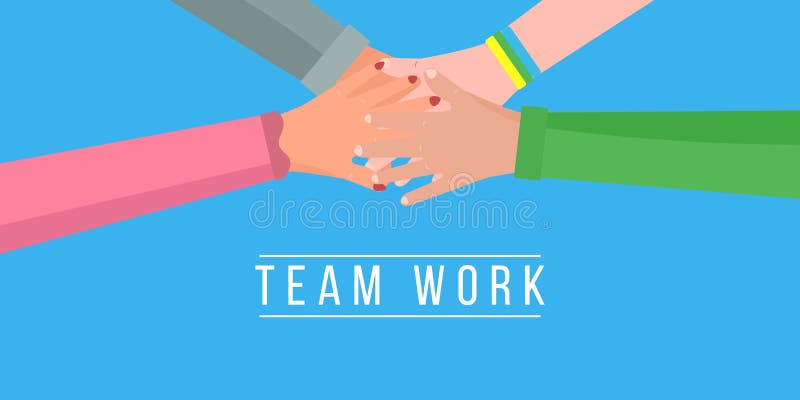 Stack Hands Showing Unity Teamwork Stock Illustrations – 127 Stack ...