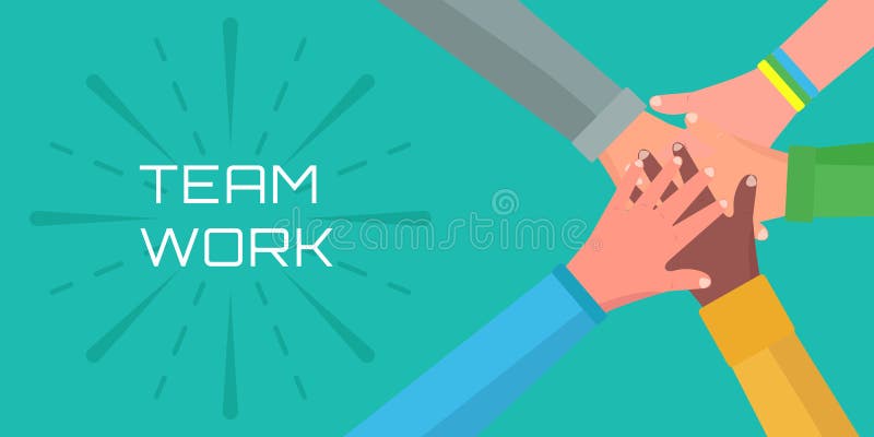 Stack Hands Showing Unity Teamwork Stock Illustrations – 127 Stack ...