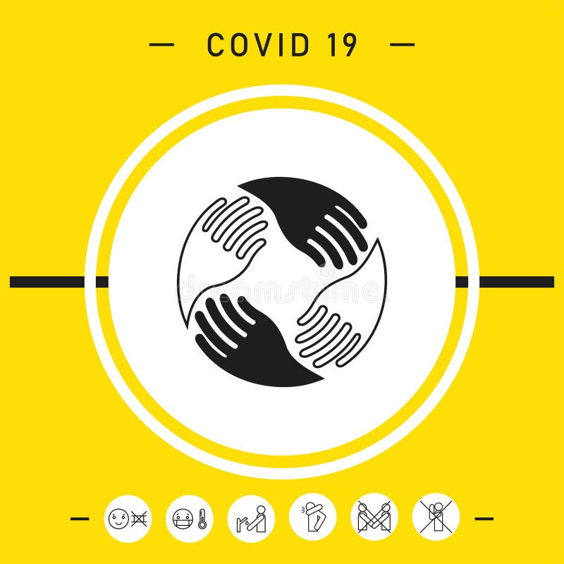 Teamwork Hands. Human Connection Logo. Graphic Elements for Your Design ...