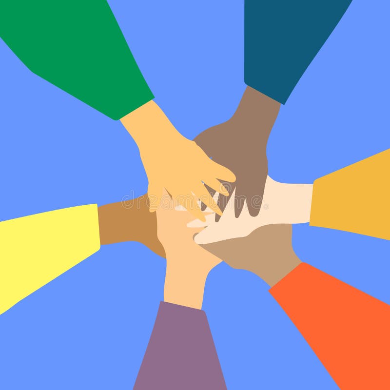 Hands together. Symbol stock vector. Illustration of person - 175926589