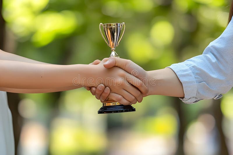 Shared Success stock illustration. Illustration of prize - 375708949