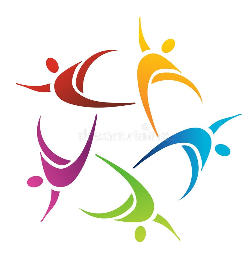 Teamwork Hi five logo stock vector. Illustration of logo - 24429424