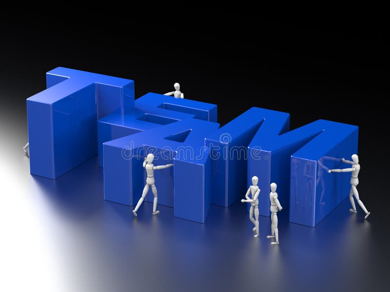 Teamwork. High resolution stock illustration. Illustration of group ...