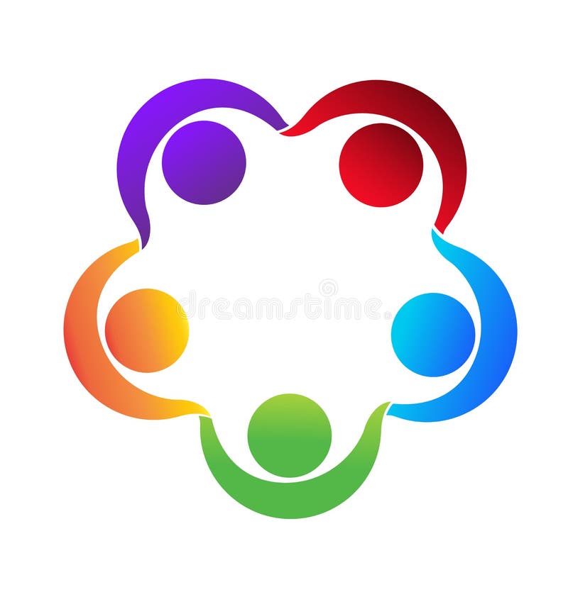 Teamwork holding hands stock vector. Illustration of family - 88446287