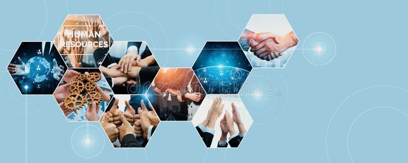 Teamwork and Human Resources HR Management Technology for Business ...