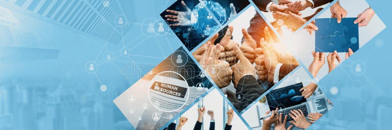 Teamwork and Human Resources HR Management Technology for Business ...