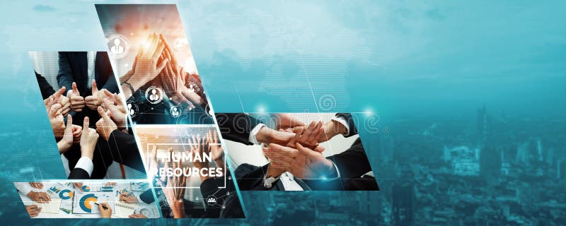 Teamwork and Human Resources HR Management Technology for Business ...