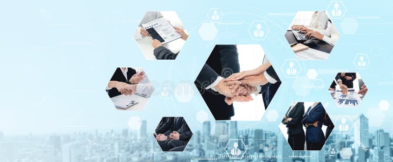 Teamwork and Human Resources HR Management Technology for Business ...
