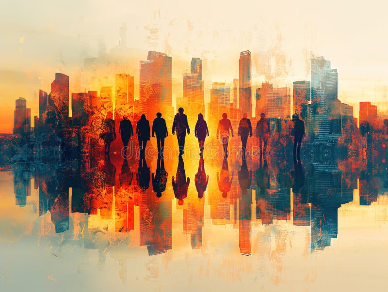 Teamwork and Human Resources HR Management Technology Concept in ...