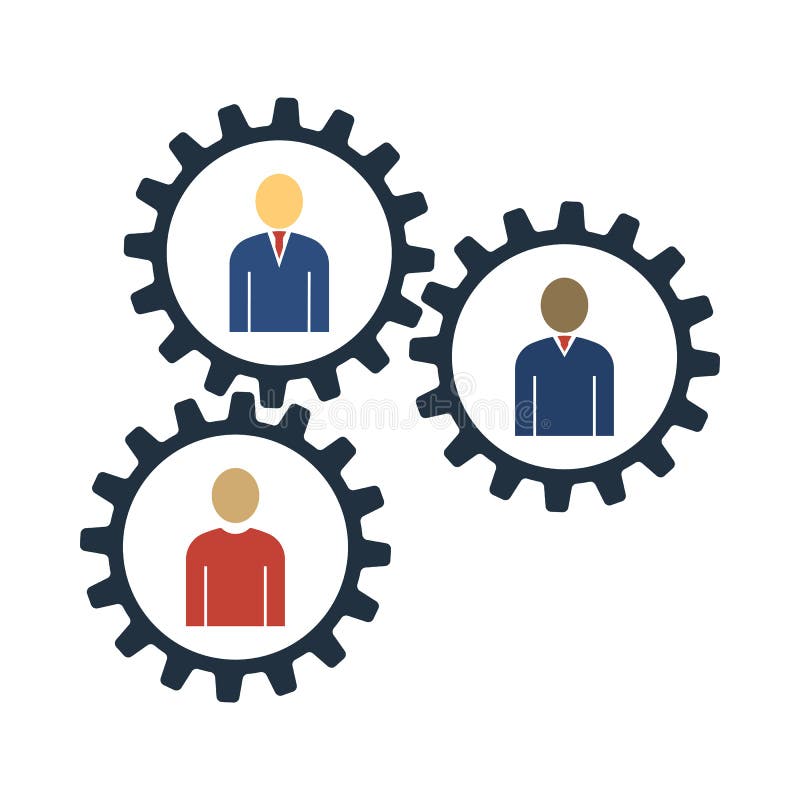 Teamwork Icon stock vector. Illustration of building - 251289251