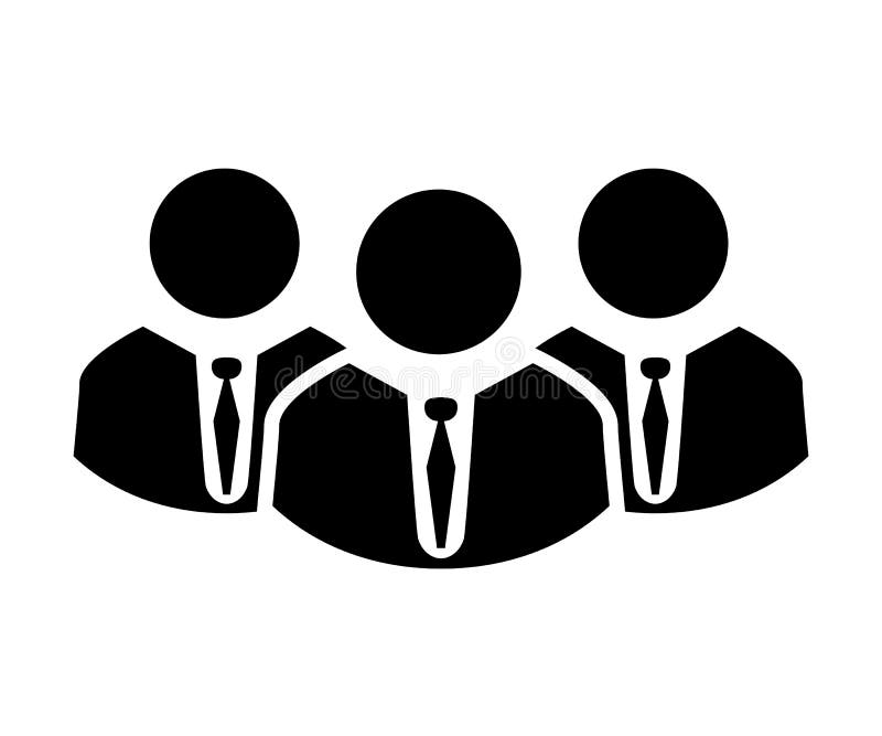 Teamwork Icon, Staff, Partnership, Three Person - Stock Vector Stock ...