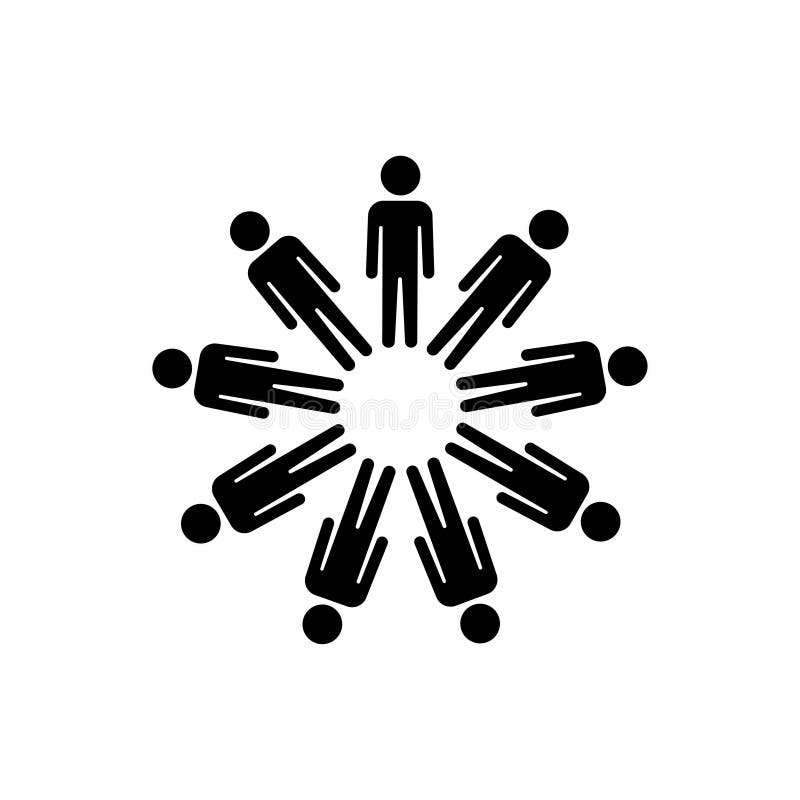 Teamwork Concept Logo. Team Work Icon on White Background Stock Vector ...