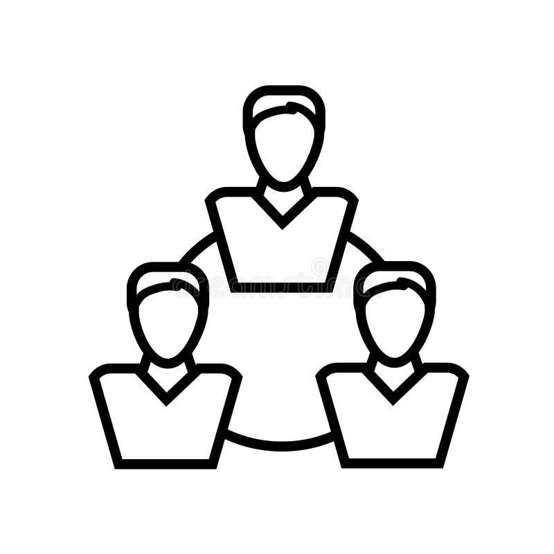 Teamwork Icon Vector Isolated On White Background, Logo Concept Of ...