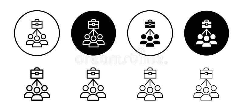 Teamwork Icon Vector Set Collection for Web Stock Vector - Illustration ...