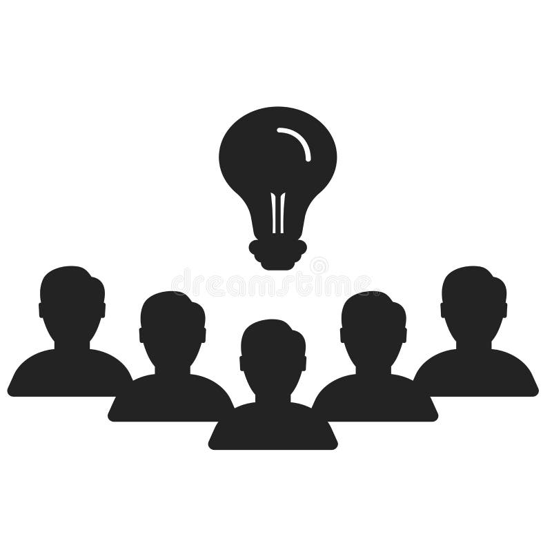 Teamwork Icon Vector Sign and Symbol Isolated on White Background ...