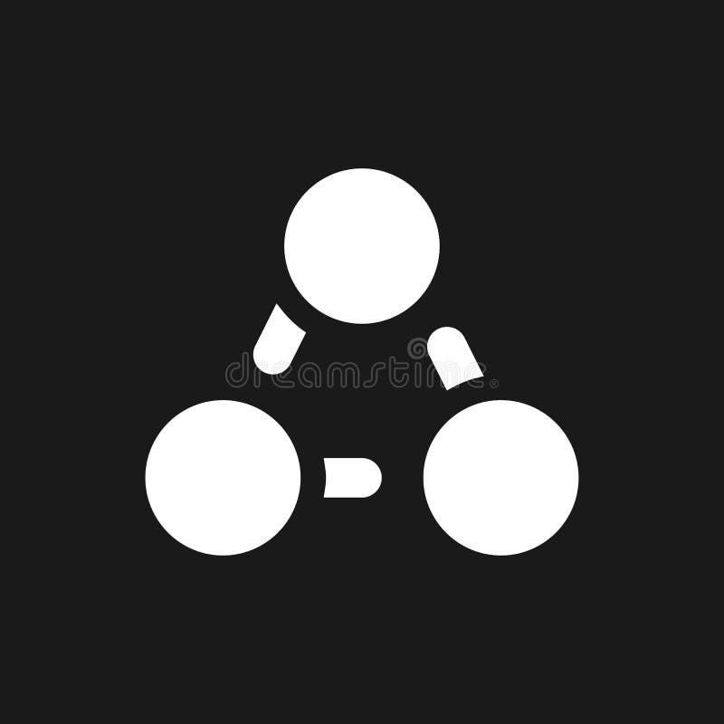 Teamwork Improvement Pixel Dark Mode Glyph Ui Icon Stock Vector ...