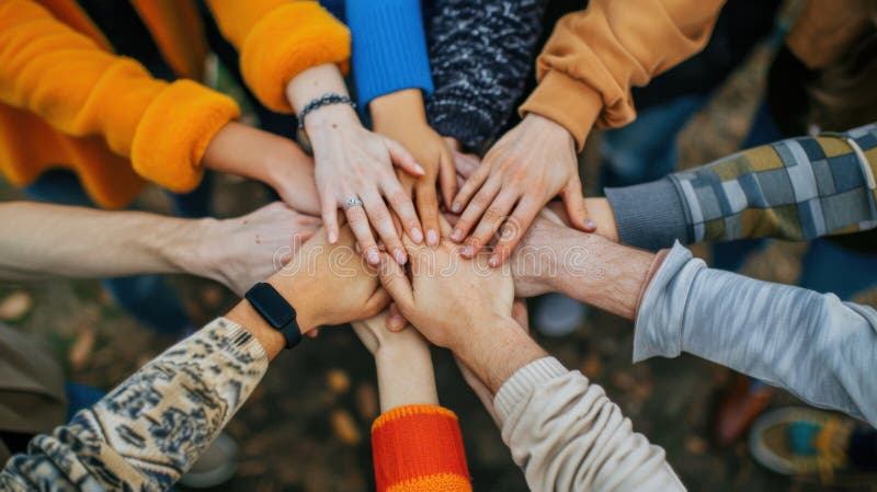 Teamwork, Interaction between All Team Members. Team Building Flat ...