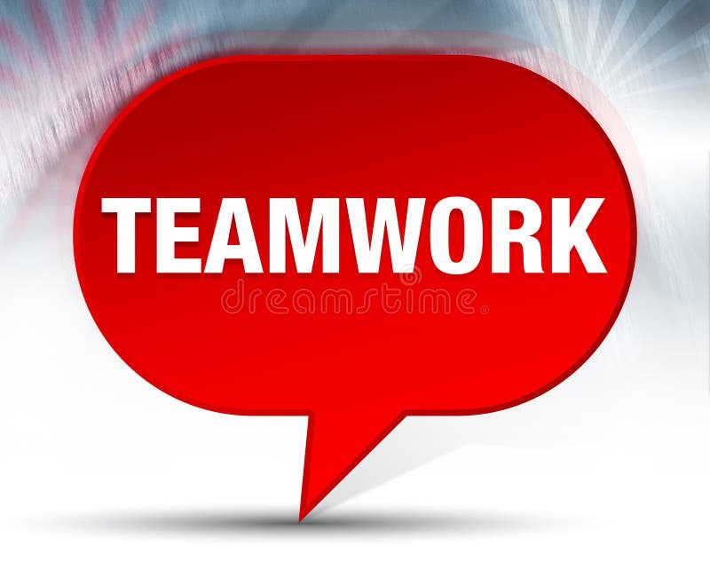 Teamwork Abstract Flat Background Design Illustration Stock ...