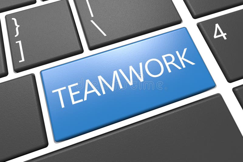 Teamwork stock image. Image of linked, partnership, people - 43410651