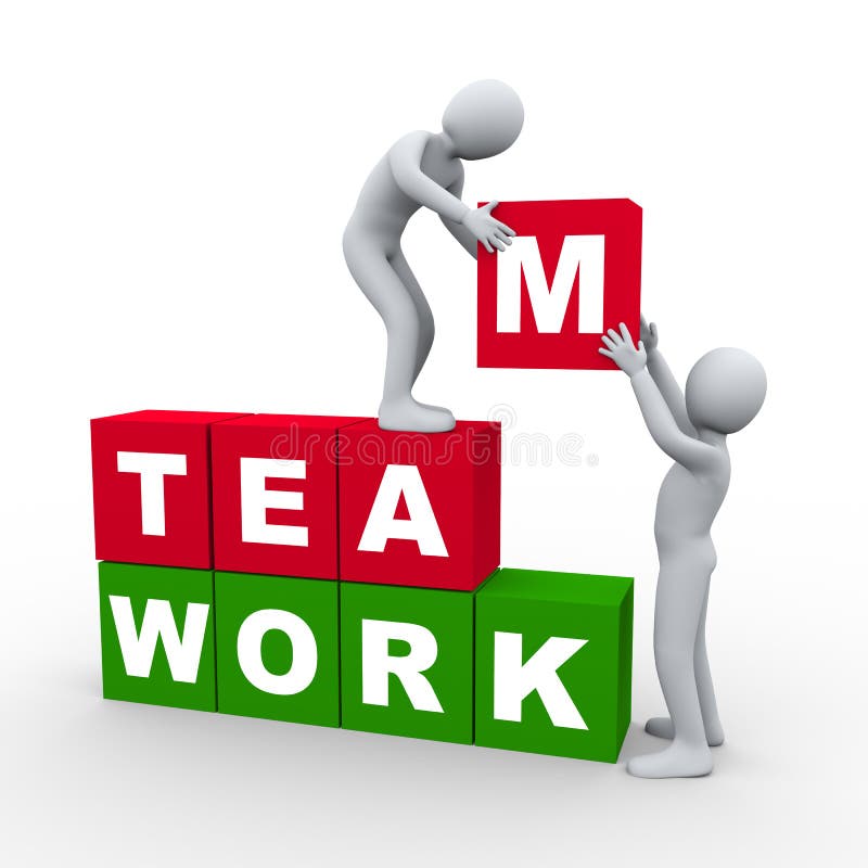 Teamarbeit Der Leute 3d Stock Illustrationen, Vektoren, & Kliparts ...