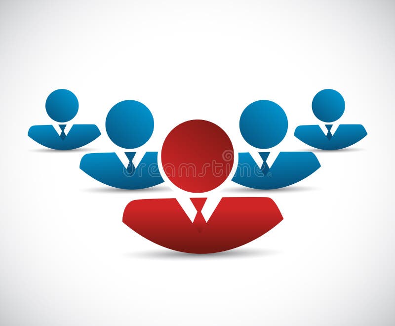 Leader illustration stock illustration. Illustration of resource - 36086996