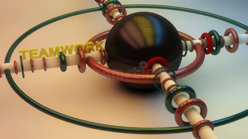 Teamwork and Leadership Concept Design Stock Illustration ...